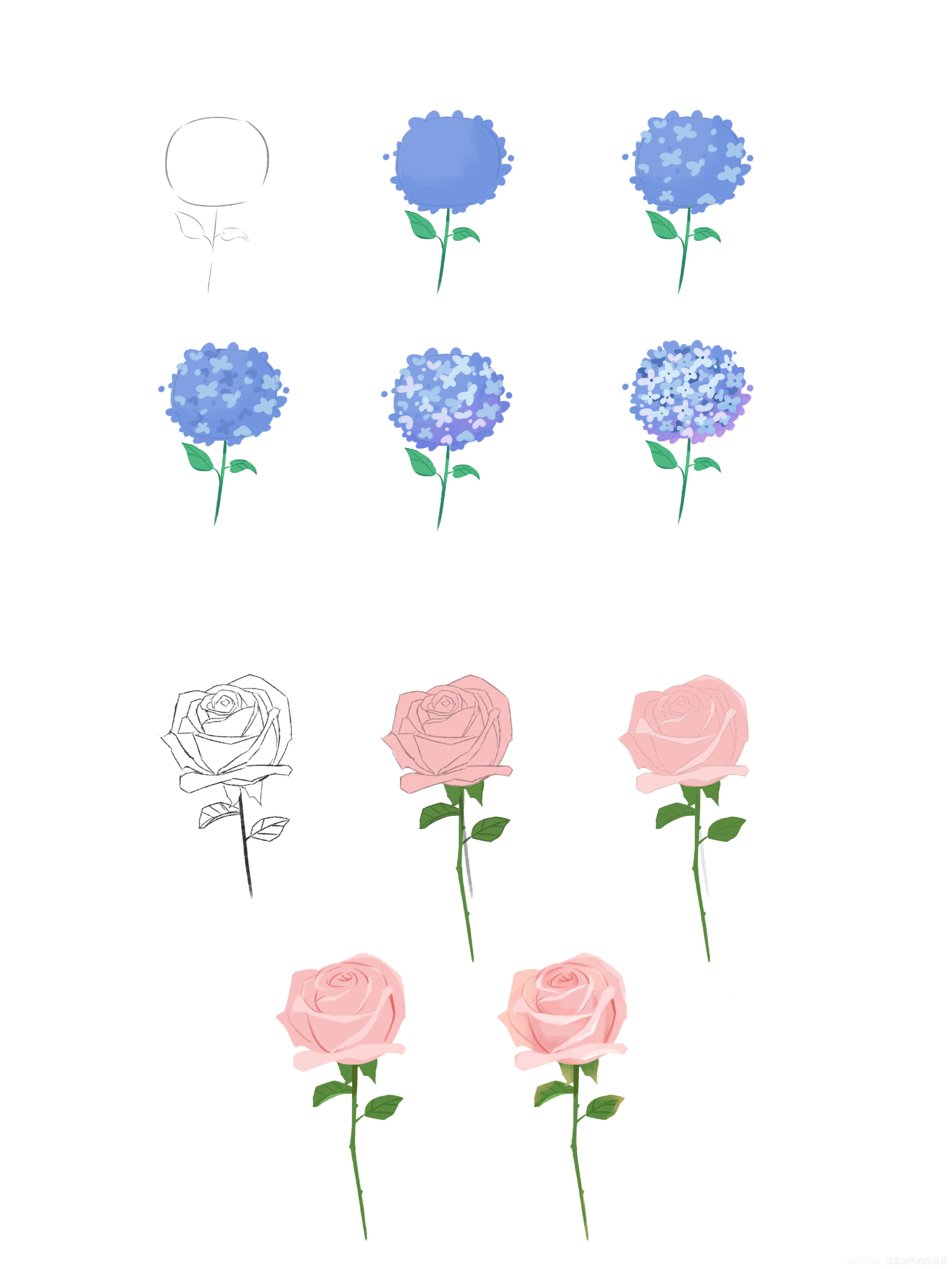 四季风格插画设计作品 设计人才灵活用工 设计dna