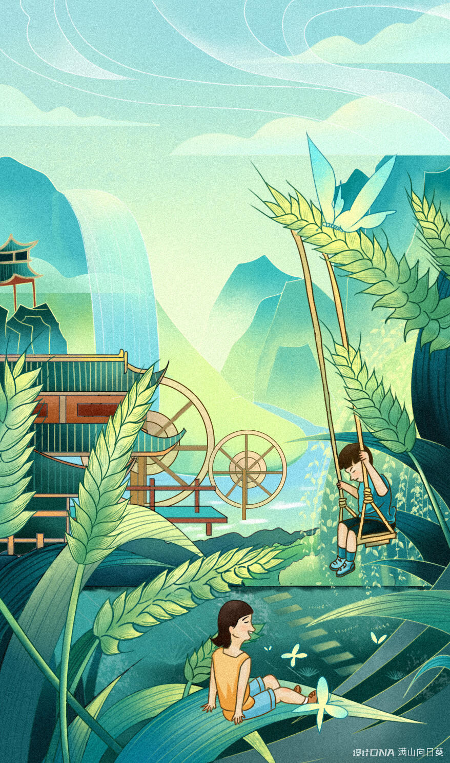 插画临摹练习作品风格插画设计作品 设计人才灵活用工 设计dna