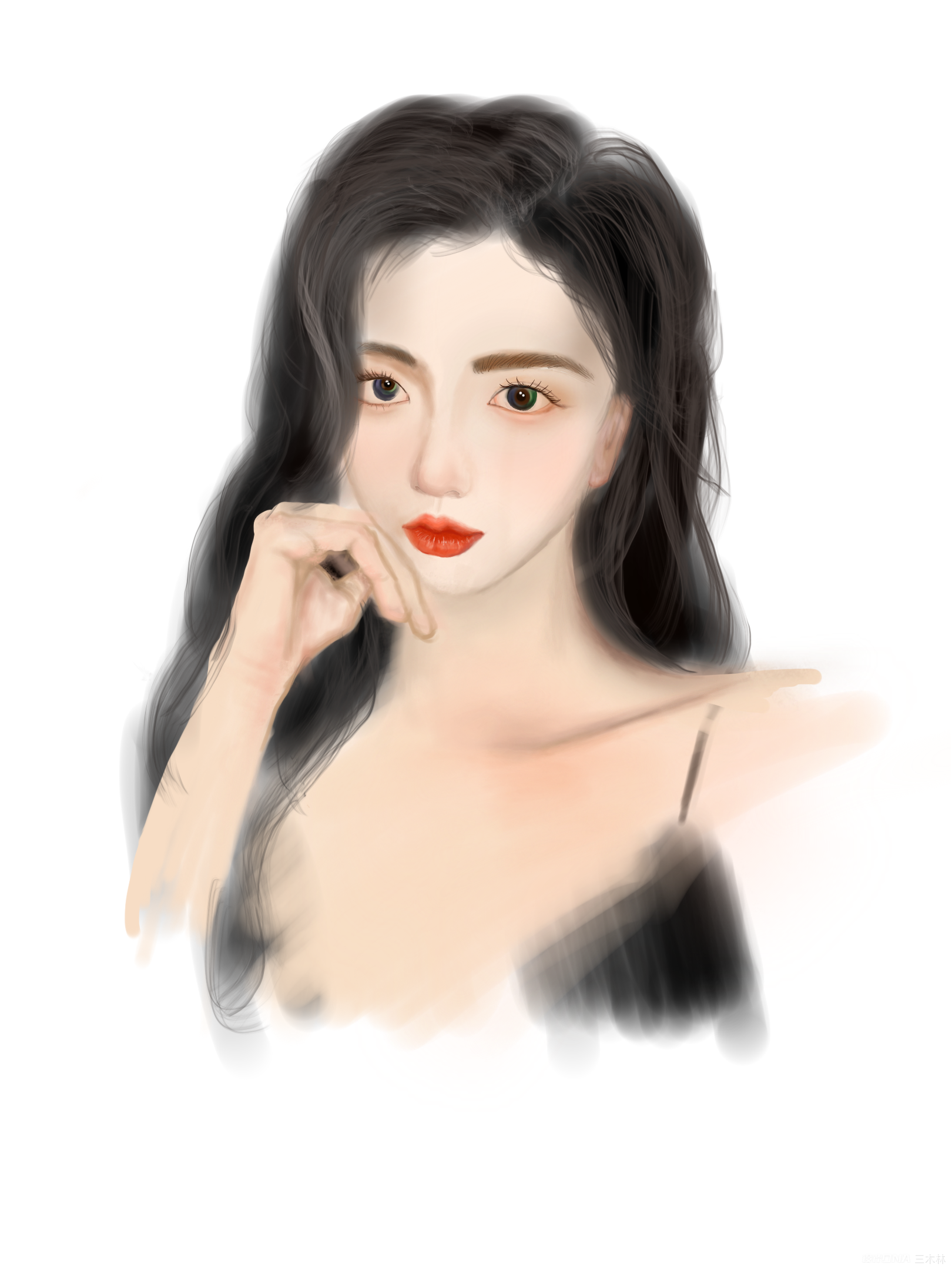 头像小练风格插画设计作品 设计人才灵活用工 设计dna