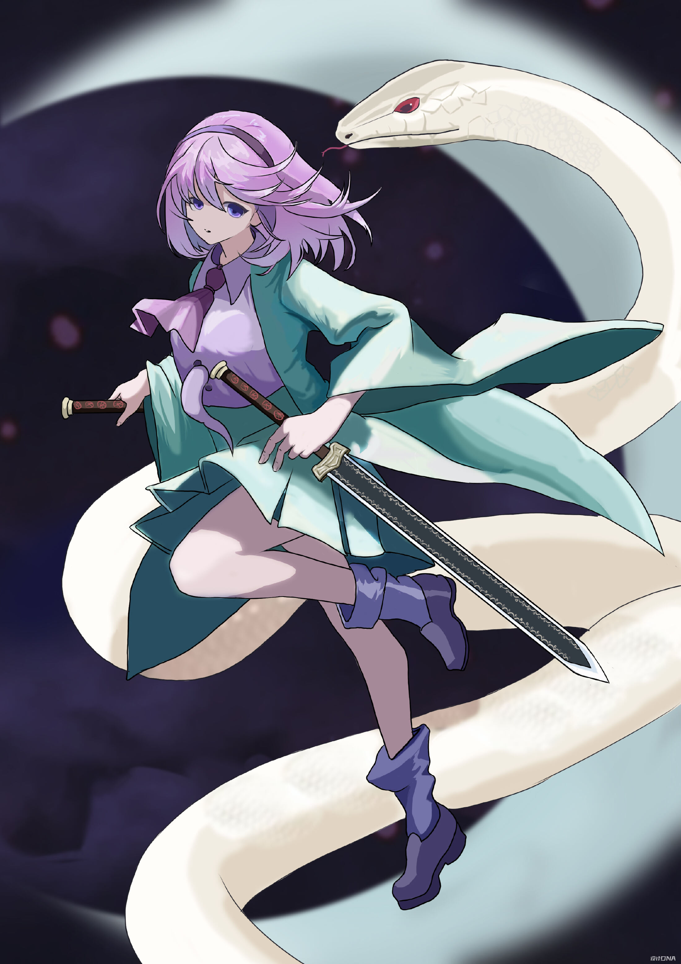 动漫少女风格插画设计作品 设计人才灵活用工 设计dna